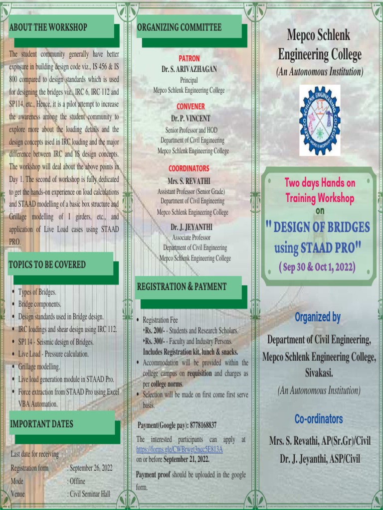 DESIGN OF BRIDGES USING STAAD Pro | PDF | Engineering