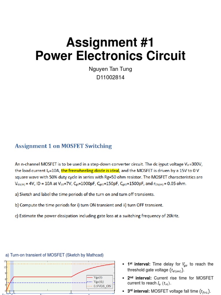 Mosfet Switching Loss Calculation - D11002814 | PDF | Field Effect ...