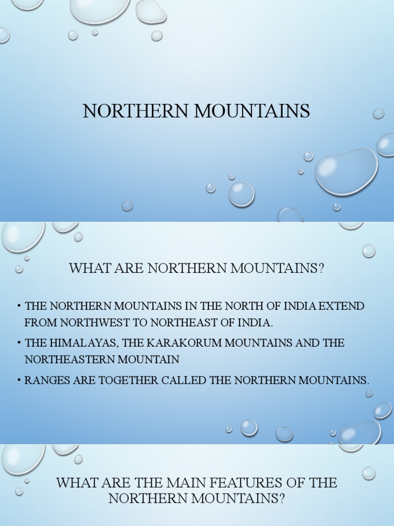 Northern Mountains | PDF | Kashmir | Himalayas
