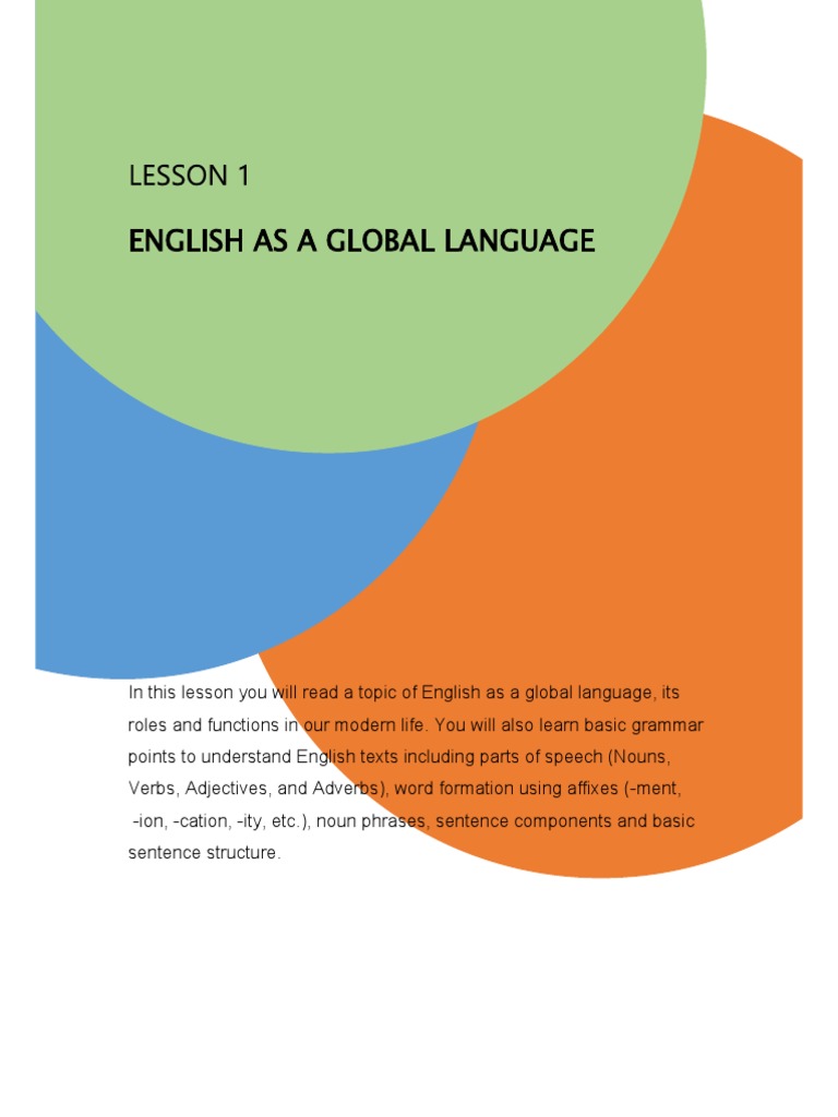 Materi Word Classes | PDF | Adverb | Verb