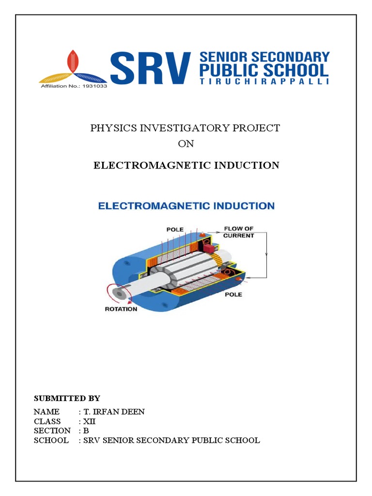 Understanding Electromagnetic Induction: An Analysis of Faraday's Law ... Understanding Electromagnetic Induction: An Analysis of Faraday's Law ...