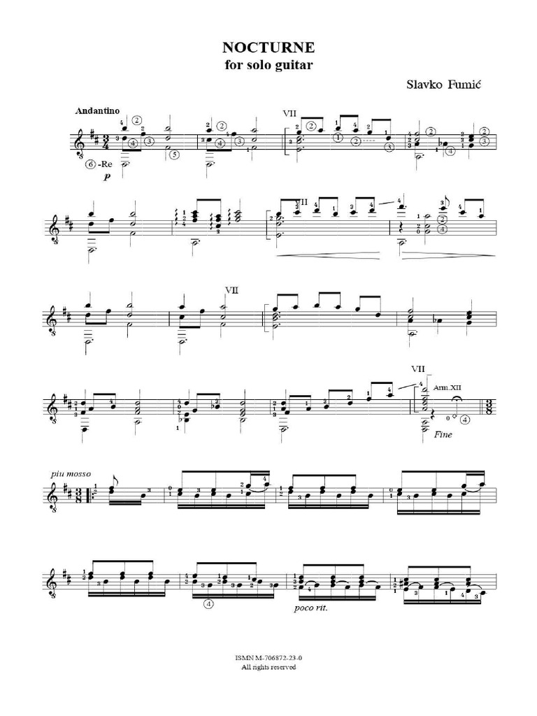 Nocturne by Slavko Fumic | PDF