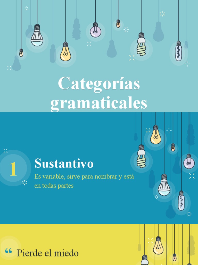CG Sustantivos | PDF | Sustantivo | Ciencia cognitiva