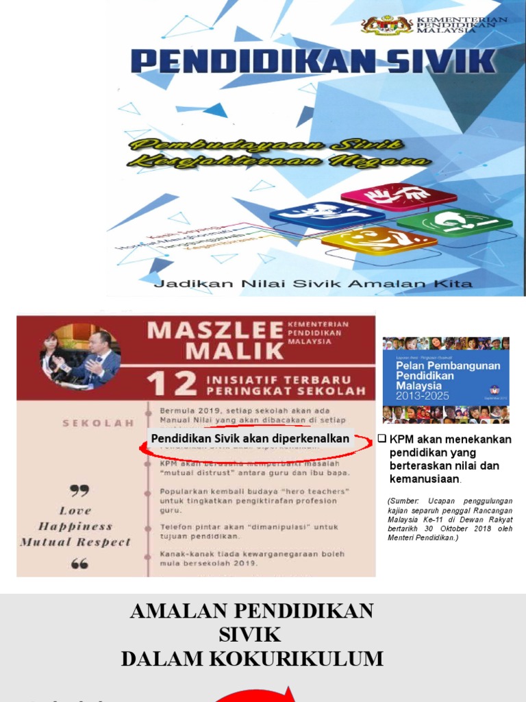 Presentation Pendidikan Sivik Dalam Kokurikulum | PDF