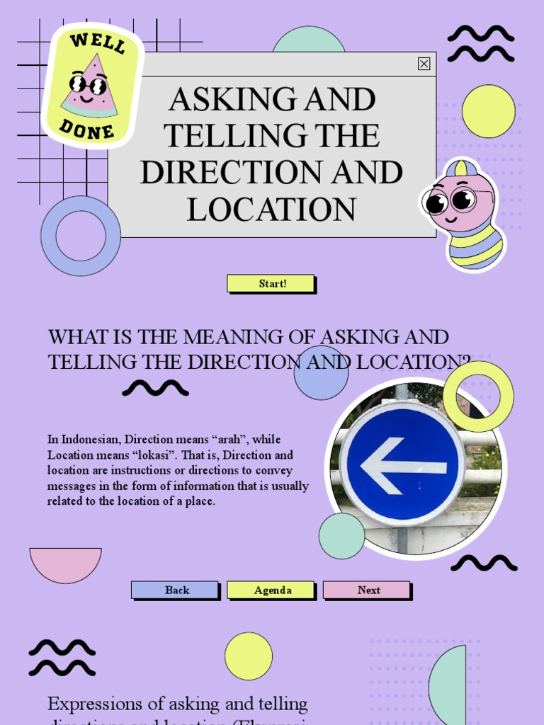 Asking and Telling The Direction and Location-Revisi | PDF
