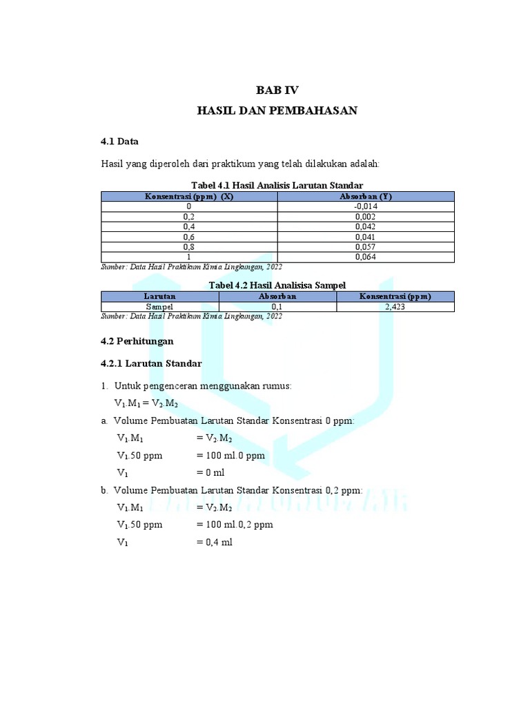 Bab 4 Perhitungan Fosfat | PDF