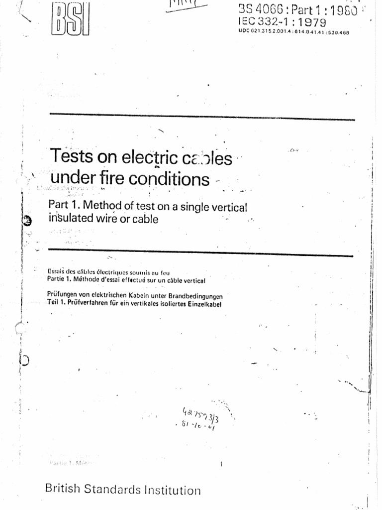 BS 4066 1980 Part 1 | PDF