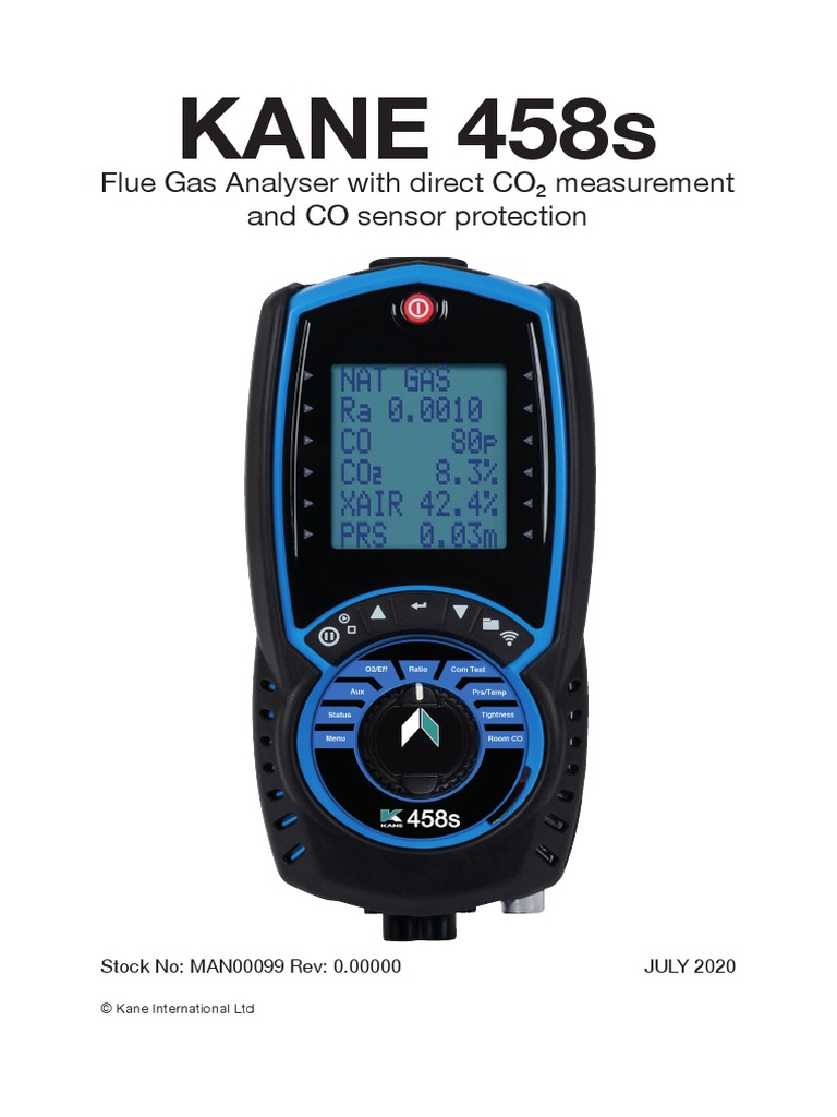 Kane 458s Manual | PDF | Carbon Dioxide | Rechargeable Battery