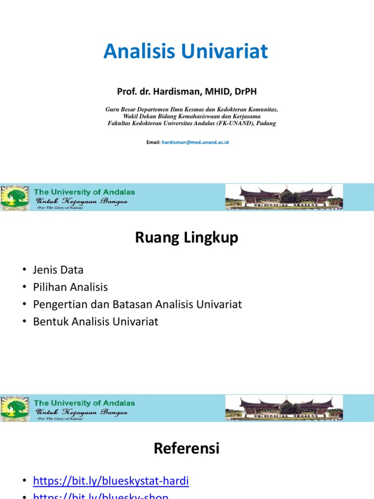 Analisis Univariat Data Kuantitatif | PDF