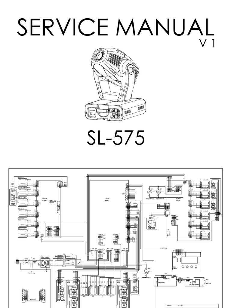 SL-575 Wiring and Circuit Diagrams | PDF | Technology & Engineering