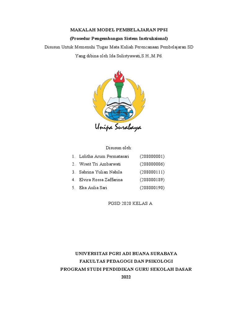 Model Pembelajaran PPSI: Prosedur dan Langkah | PDF