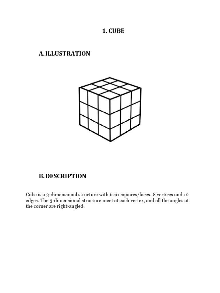 What Is A CUBE | PDF | Shape | Geometry