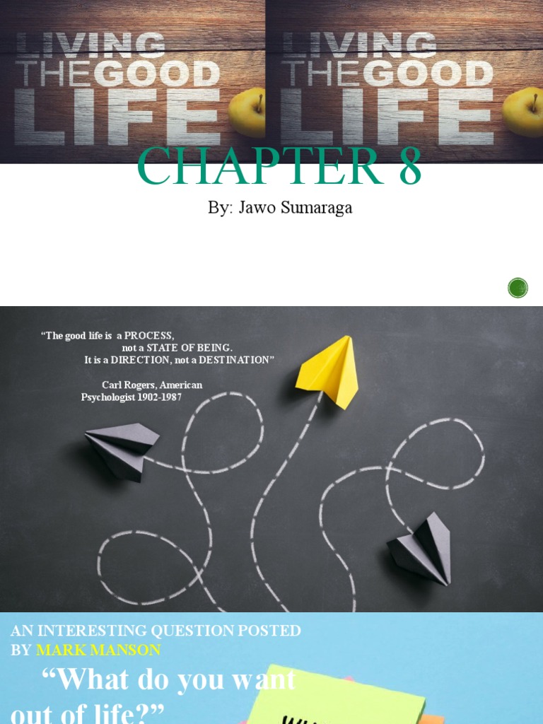 Lesson 6 Midterm CHAPTER 8 GOOD LIFE | PDF | Career & Growth | Self ...
