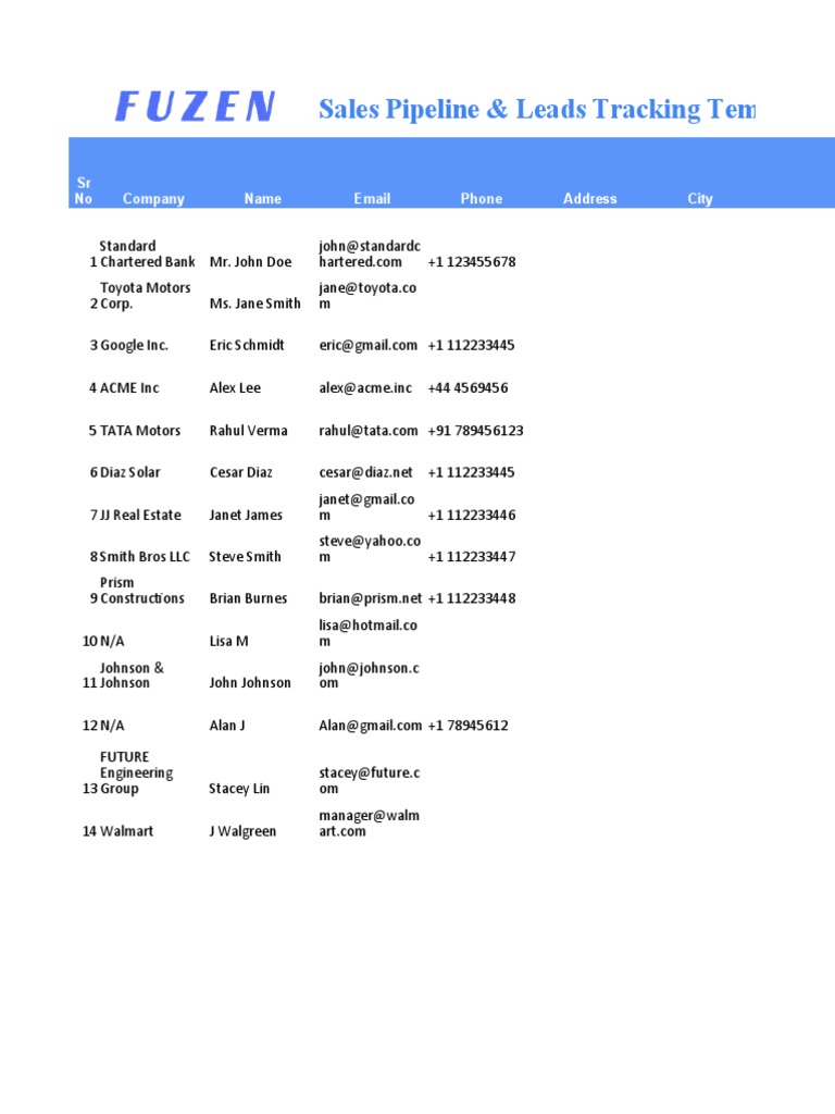Sales Tracking Reports Excel Template | PDF | Economies