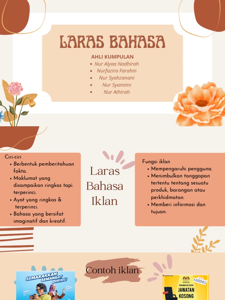 Laras Bahasa: Jenis dan Ciri-ciri | PDF