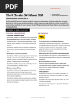 Shell Turbo Oil T 68 Technical Data Sheet | PDF | Motor Oil | Lubricant