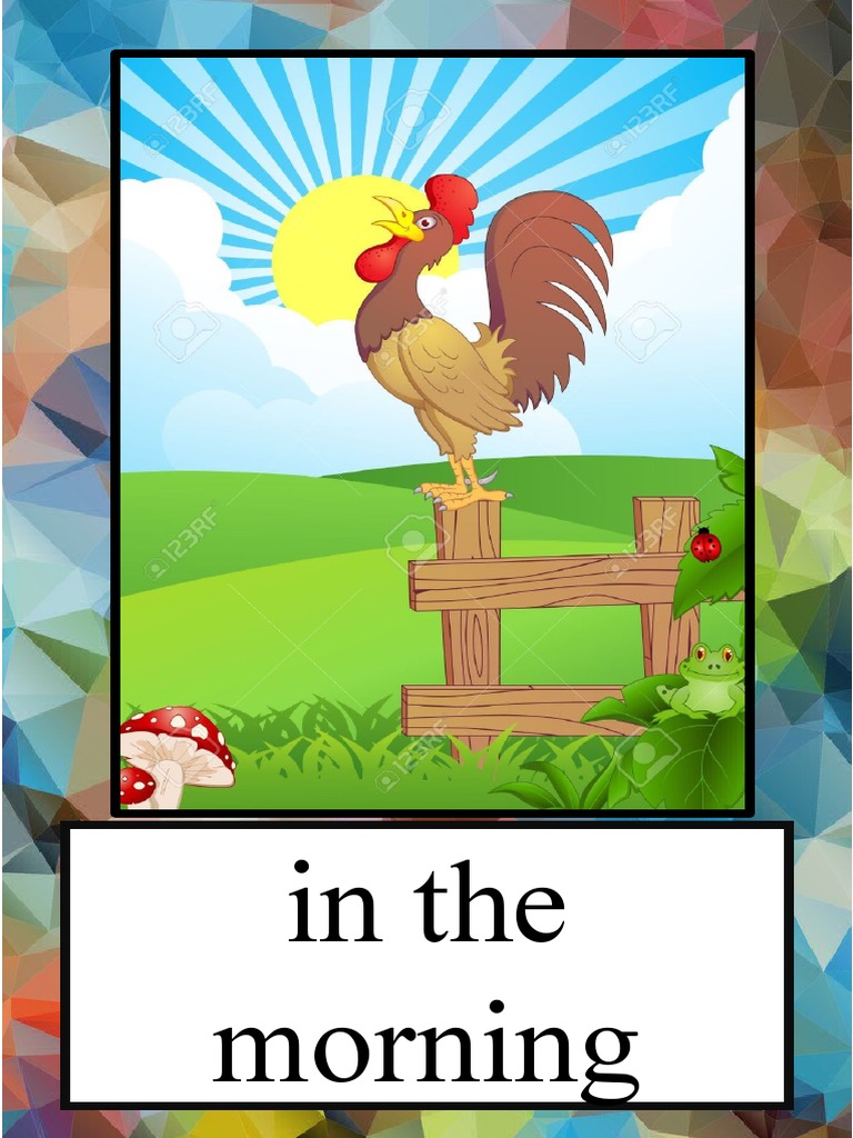 Flashcard - in The Morning | PDF