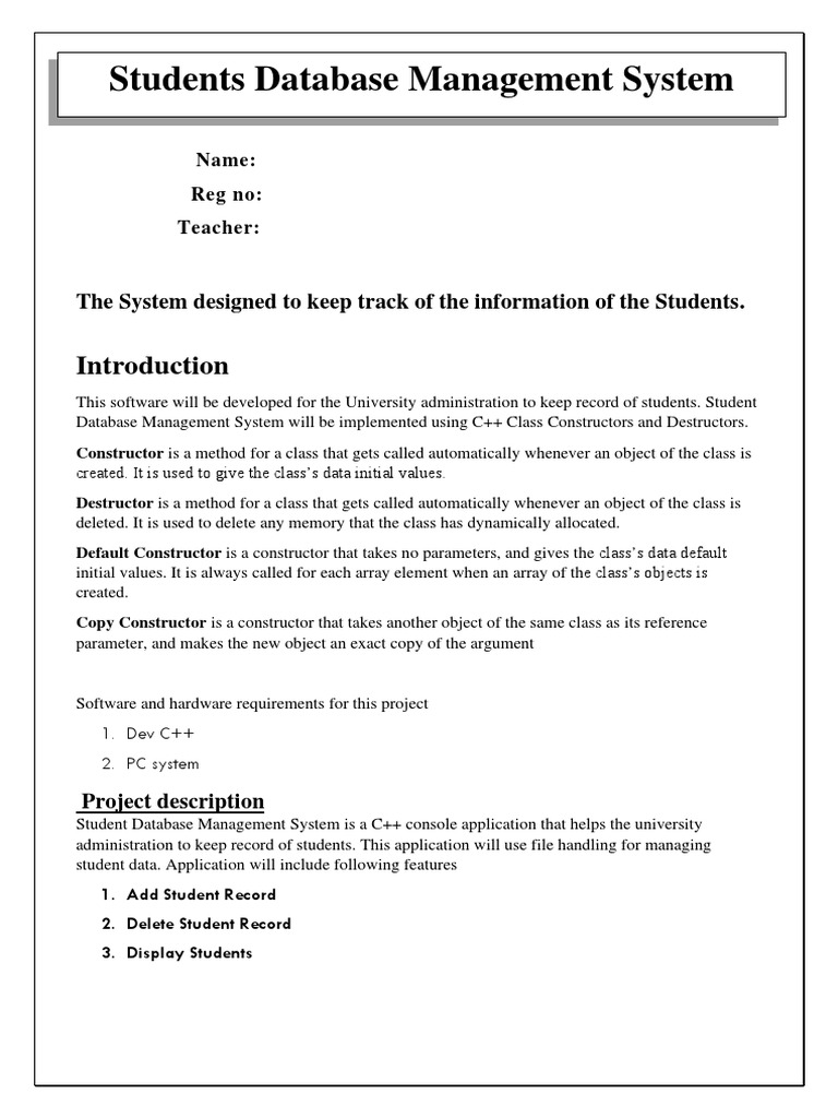 OOP (Lab) Project #1 Report | PDF | Method (Computer Programming ... OOP (Lab) Project #1 Report | PDF | Method (Computer Programming ...