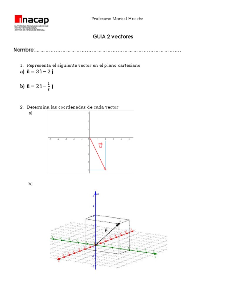 GUIA 3 Vectores | PDF