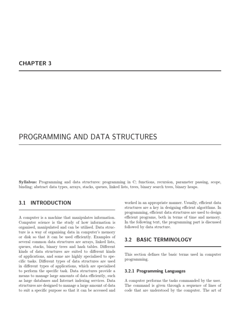ESP V-Programming & Data Structure | PDF | Pointer (Computer Programming) | Parameter (Computer ...