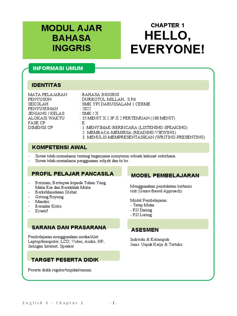 MODUL 1 Introduction | PDF