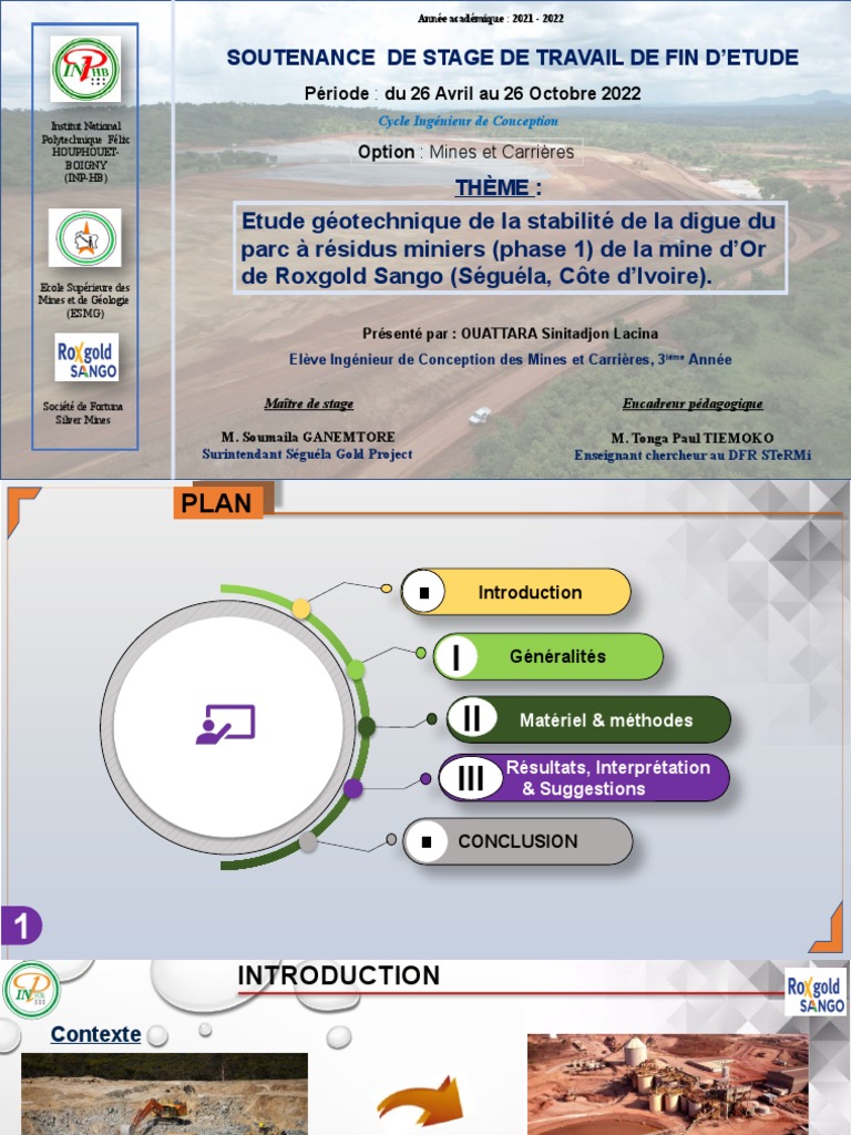 Rapport Tfe STDJN Ok | PDF | Génie géotechnique | Géologie