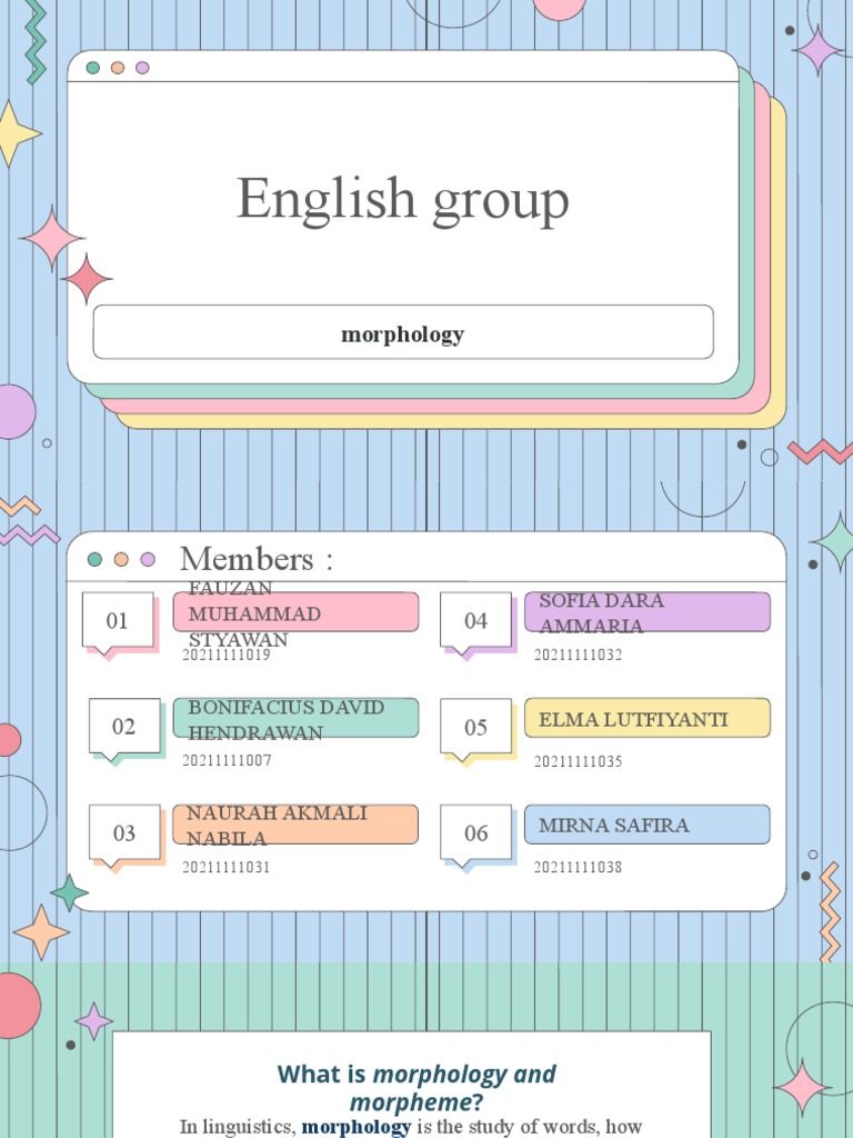 Linguistik (English Group) 1 | PDF | Word | Part Of Speech