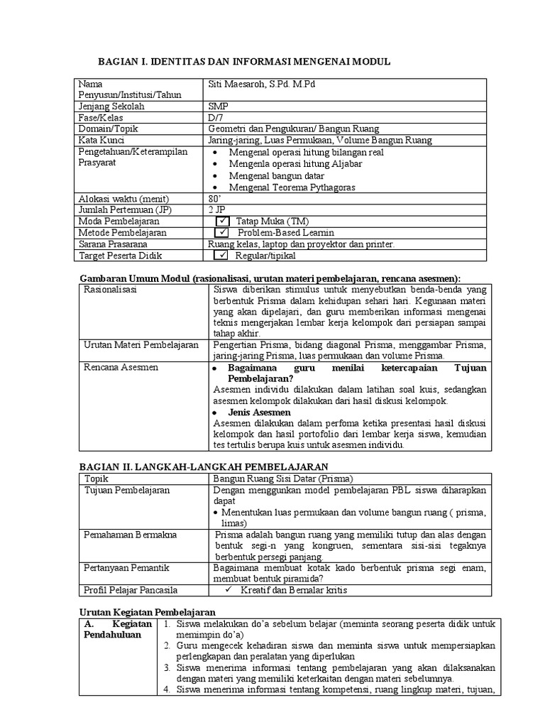 Modul Prisma | PDF | Karier & Perkembangan
