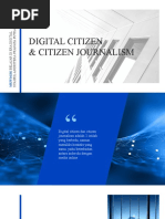 Digital Citizenship Dan Citizen Journalism | PDF