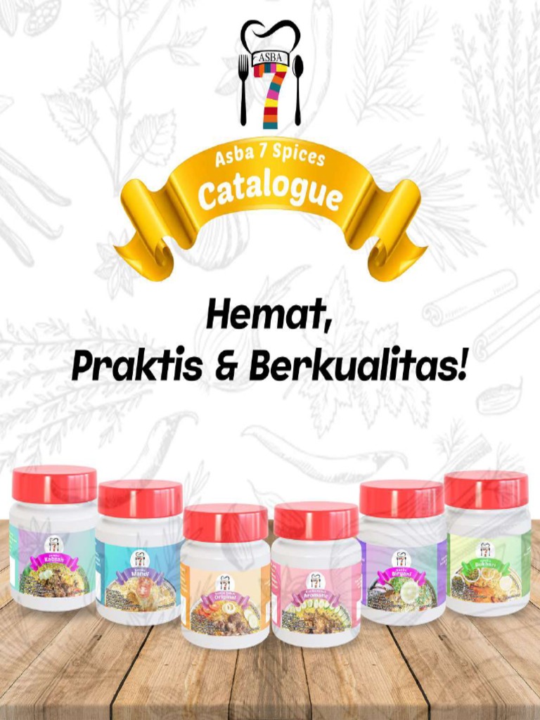 Asba 7 Food Spices Catalogue | PDF