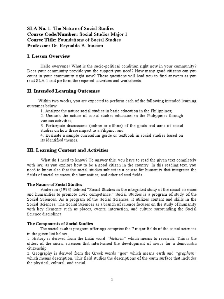 SSM1 M1 | PDF | Social Sciences | Sociology