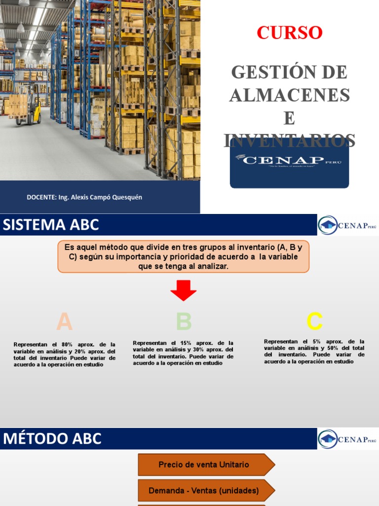 s3 - Gestión de Almacenes e Inventarios | PDF