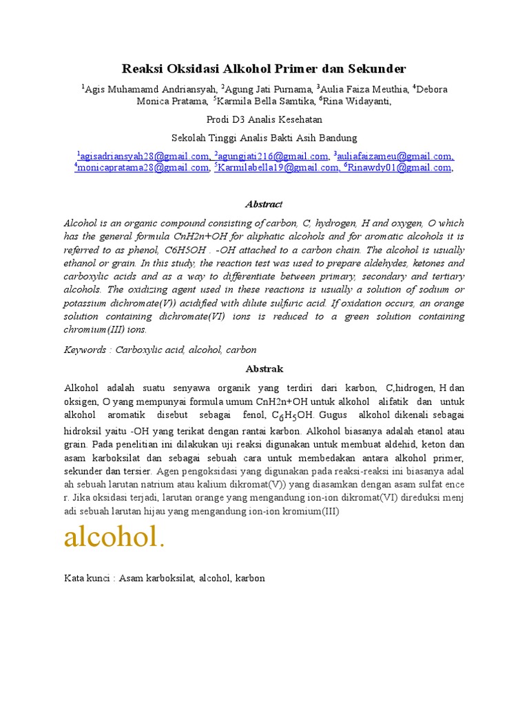 Jurnal Biokimia | PDF