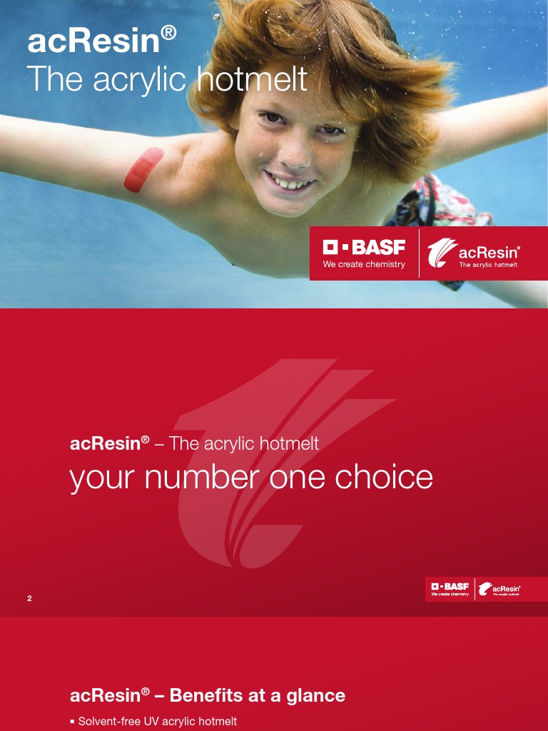 BASF Acresin | PDF | Adhesive | Ultraviolet