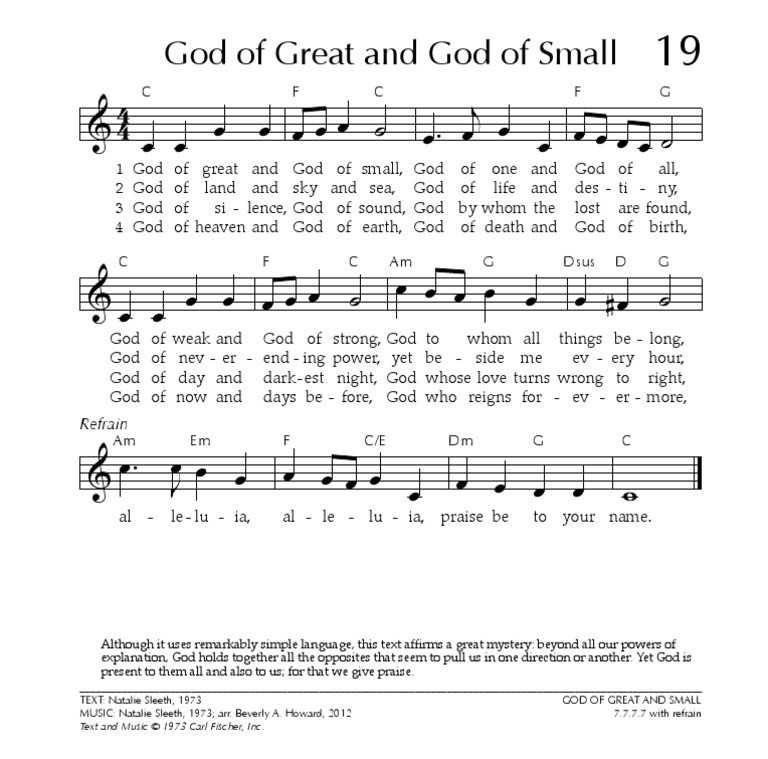 19-God of Great and God of Small | PDF | Religious Belief And Doctrine ...