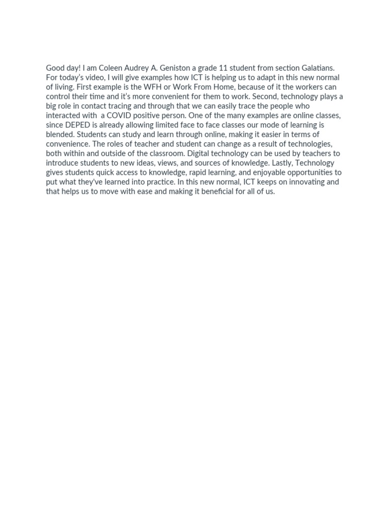 Etech Ict Role in Pandemic | PDF