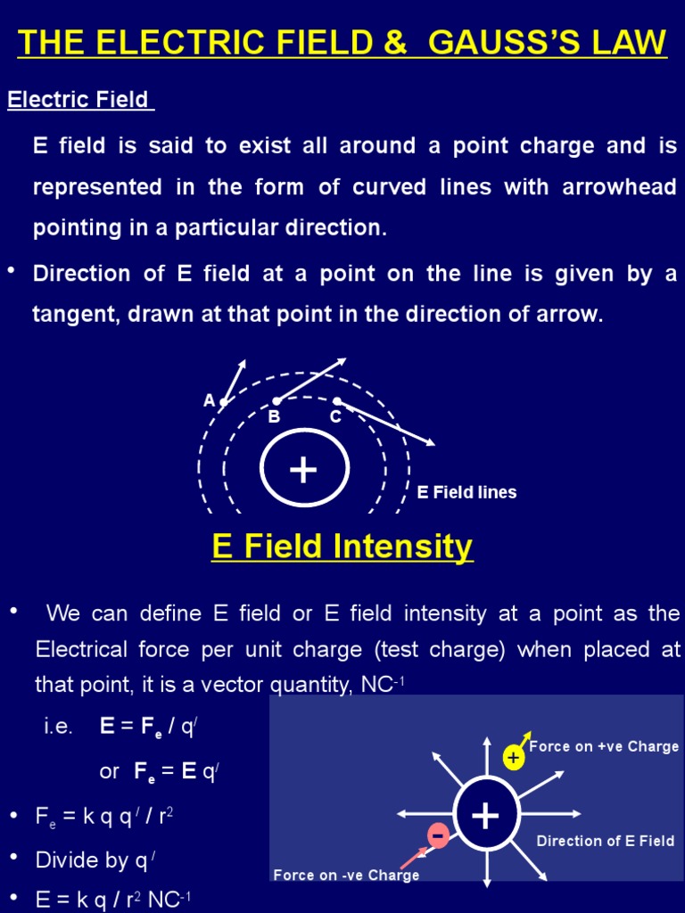 Lec 3 - E Field Updated | PDF | Force | Electric Field