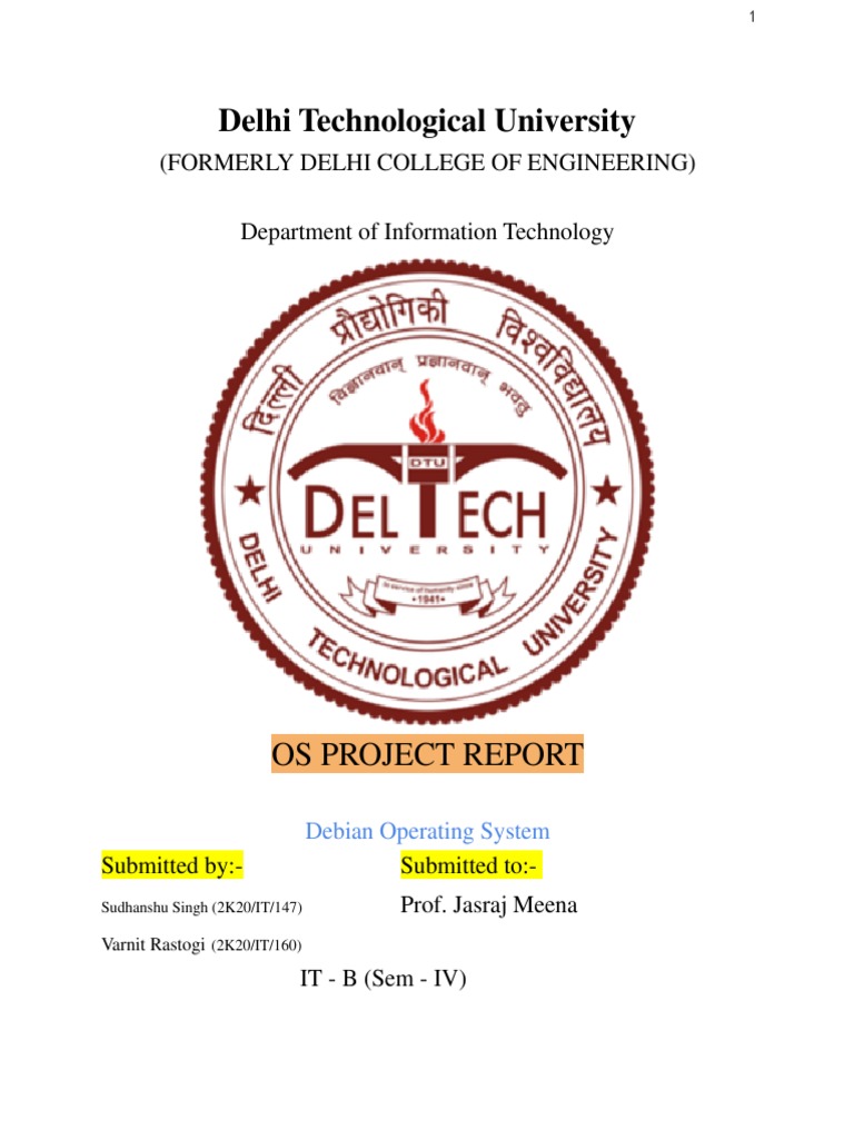 OS Project Report | PDF | Process (Computing) | Operating System Technology