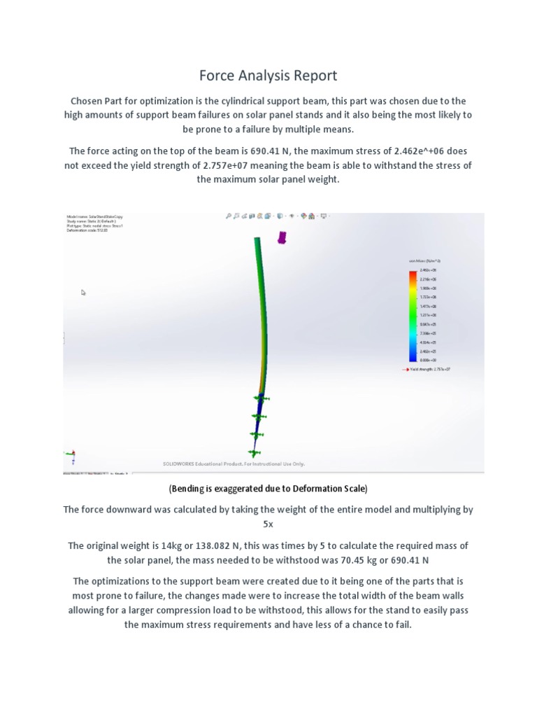 Force Analysis Report | PDF