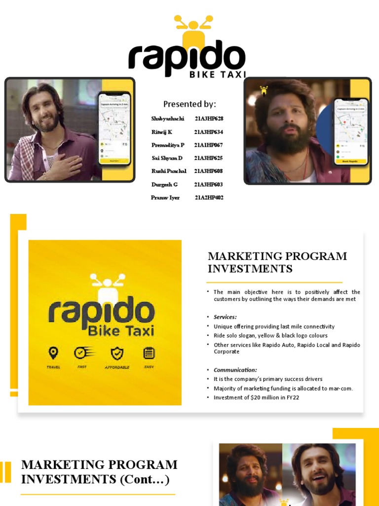 Rapido | PDF | Brand | Pricing