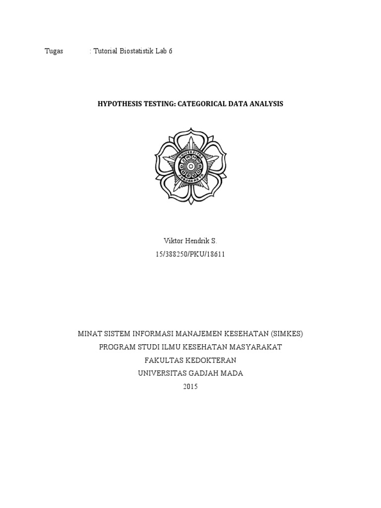 Viktor Hendrik (Simkes) Laboratory Session 6 | PDF