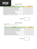 Oral Presentation Evaluation Criteria and Checklist | PDF