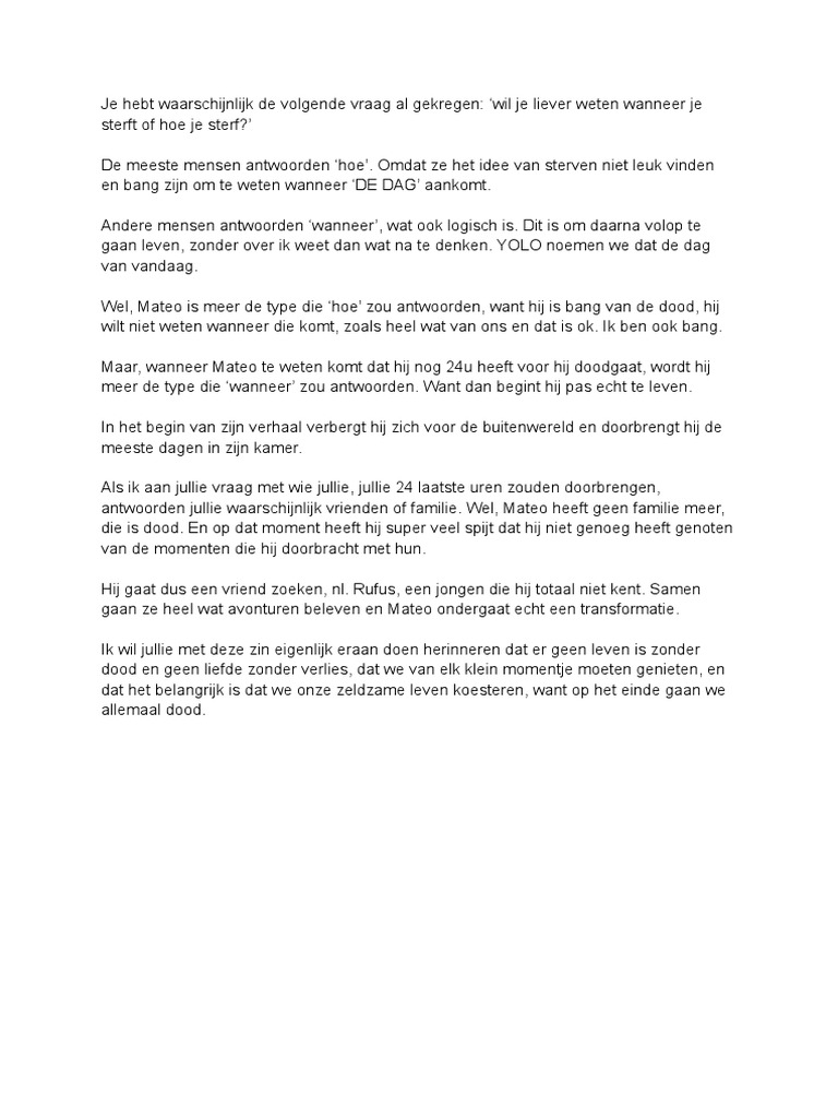 Pleidooi Tekst | PDF