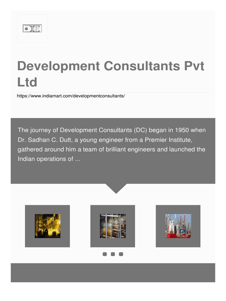 Development Consultants PVT LTD | PDF | Nature | Economies