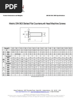 Metric DIN 7 Spec | PDF | Screw | Steel