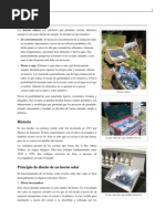 Proyecto de Horno Solar | PDF