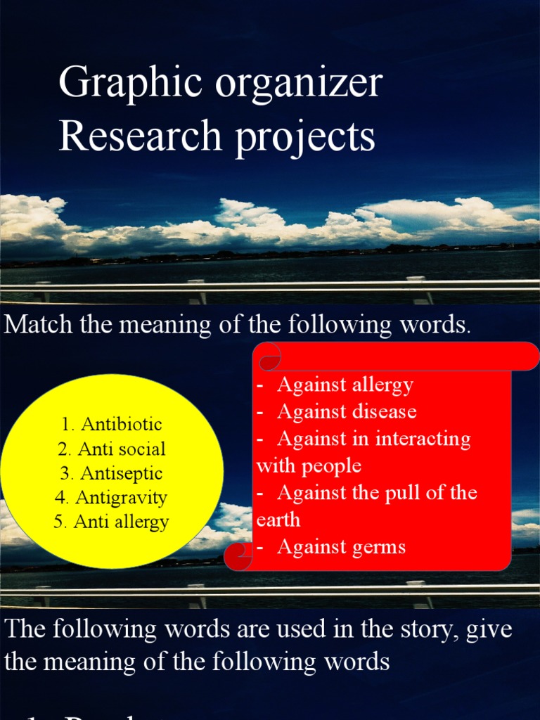 Graphic Organizer Research Project | PDF