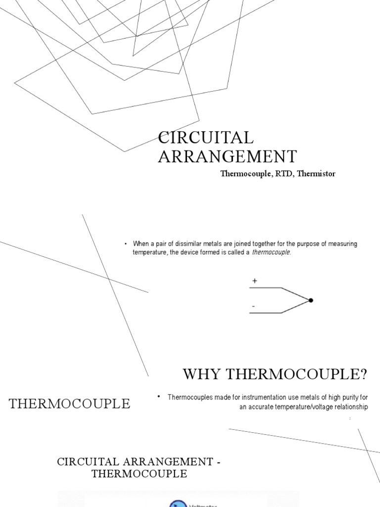 Circuital Arrangement | PDF | Thermocouple | Electrical Resistance And Conductance