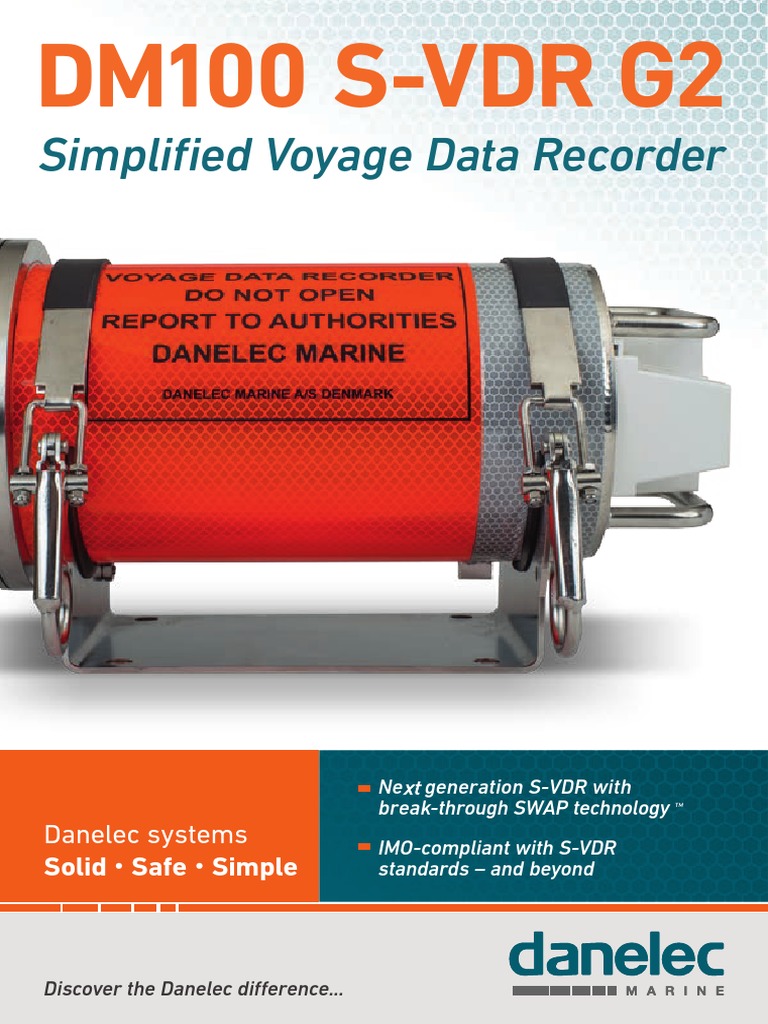 Danelec Dm100 S-VDR g2 Brochure | PDF | Reliability Engineering ...