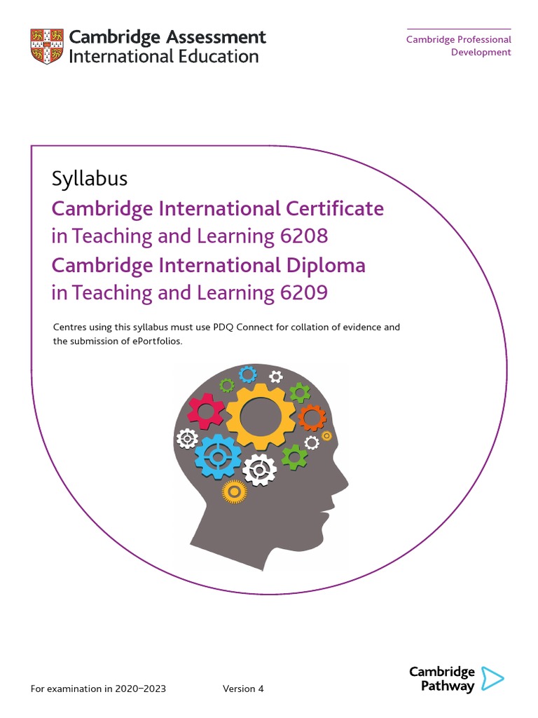 Teaching and Learning Syllabus 2020 2023 | PDF | Teaching Method | Educational Assessment